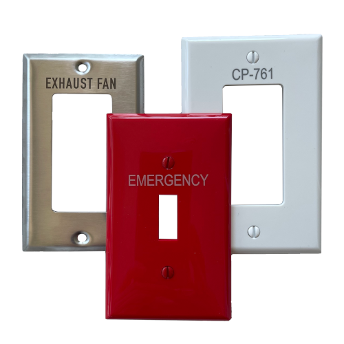 Laser Engraved Wallplates & Outlet Covers