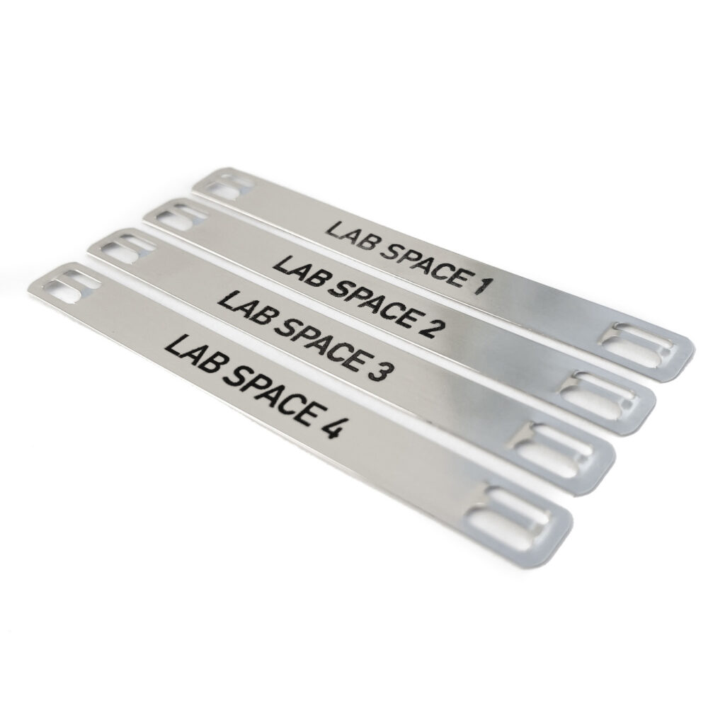 Laser Engraved Cable Tags | Stainless Steel Custom Labels